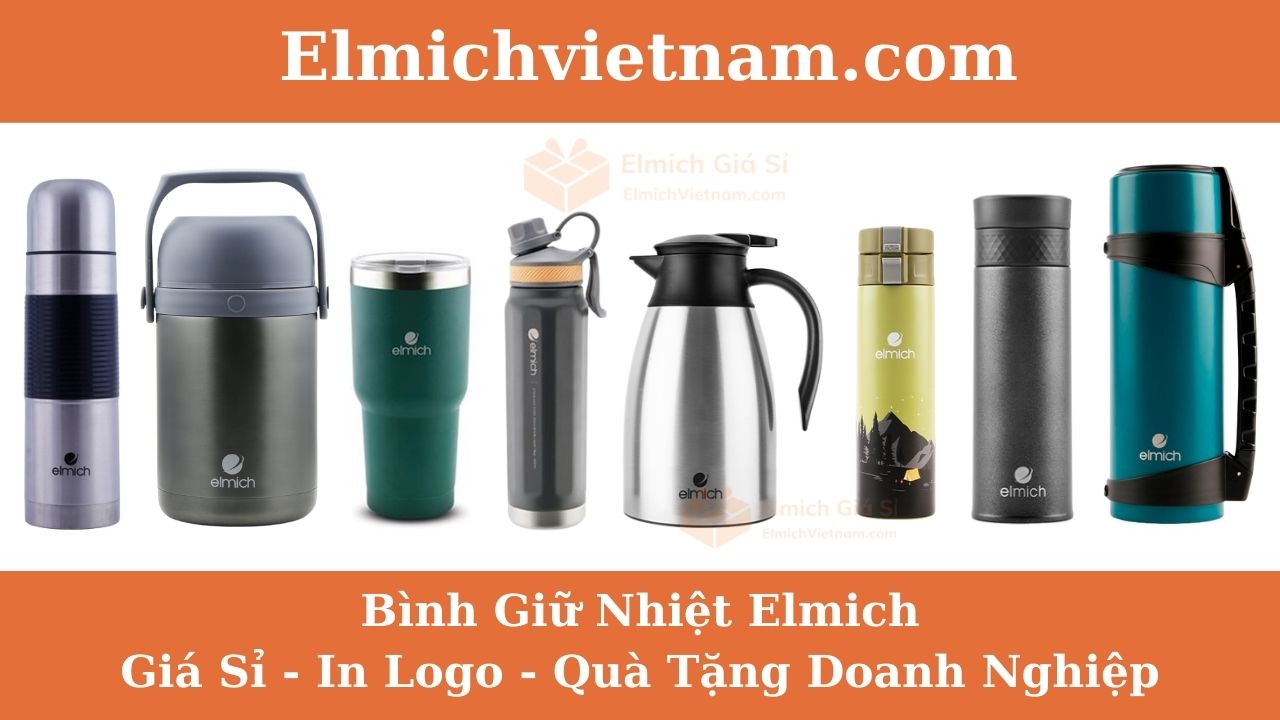 Bình Giữ Nhiệt Elmich Khắc Tên - In Logo - Chuyên Sỉ Giá Tốt